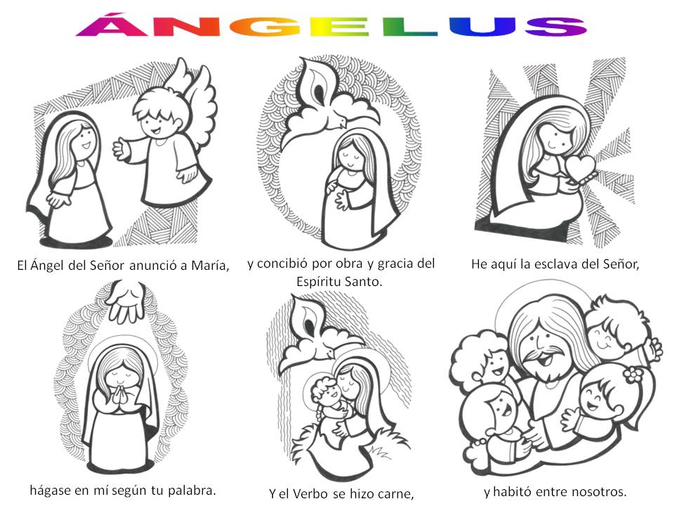 La Anunciación,Angel Gabriel Y María.