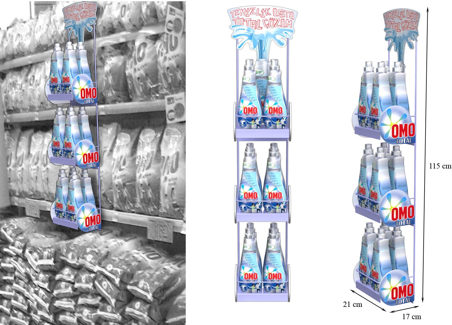 STANDPLAST: Deterjan Standları