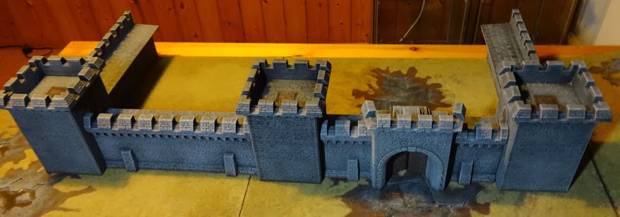 Making ruined fortress walls