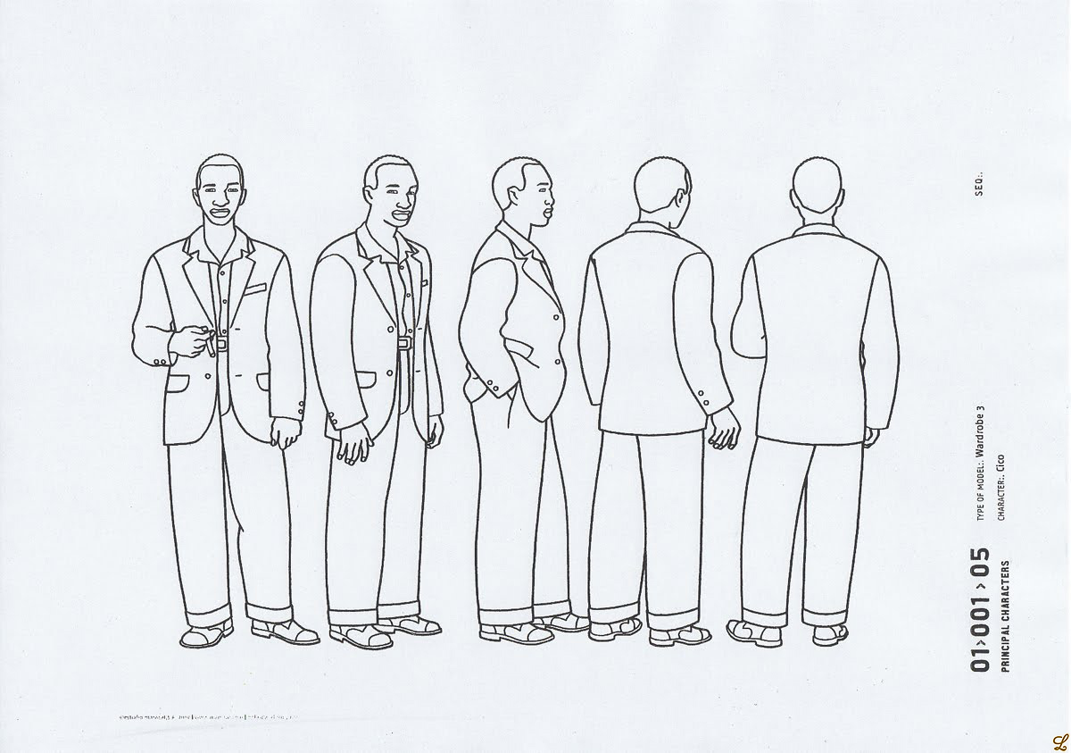 Living Lines Library: Chico & Rita (2010) - Model Sheets