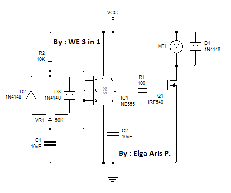 PWM Analog With IC NE555 For DC Motor Controller - Edukasi Elektronika ...