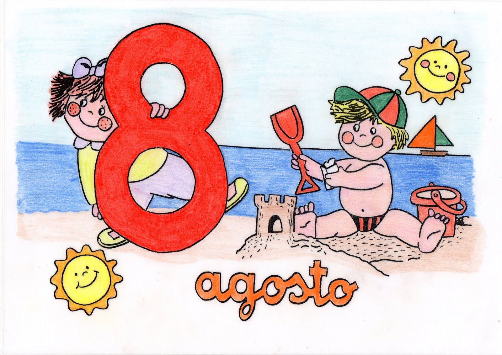 Dibujos de los meses del Año ~ Dibujos para Niños