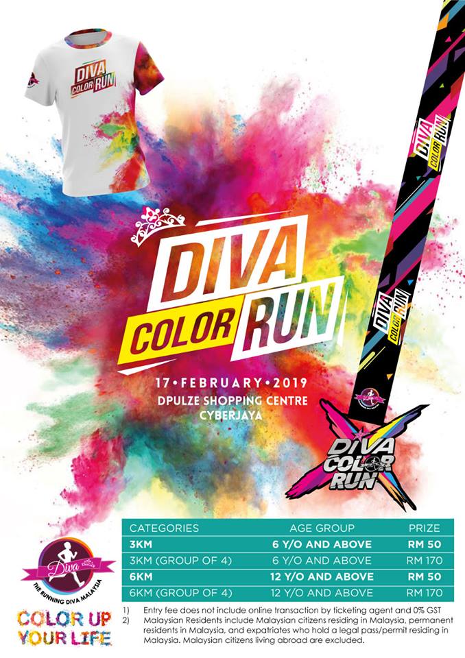 RUNNERIFIC: The Running Diva Malaysia Color Run 2019