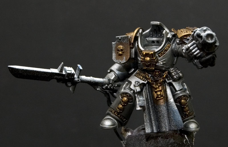 The Brush Brothers: Grey Knights Chapter Master painting tutorial (step ...