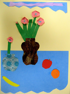 Angie Villa Art & Education: Still Life Collage- 4th Grade
