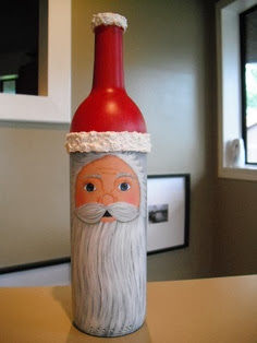 How to Recycle: Recycled Santa Claus Ornaments