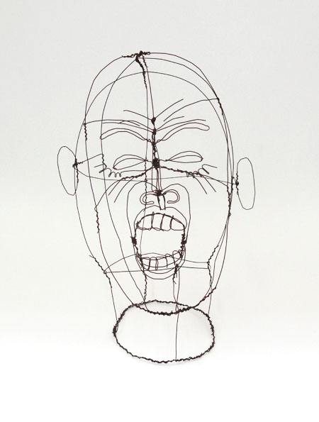 Art At Woodstock: Sculpture: Wire Busts
