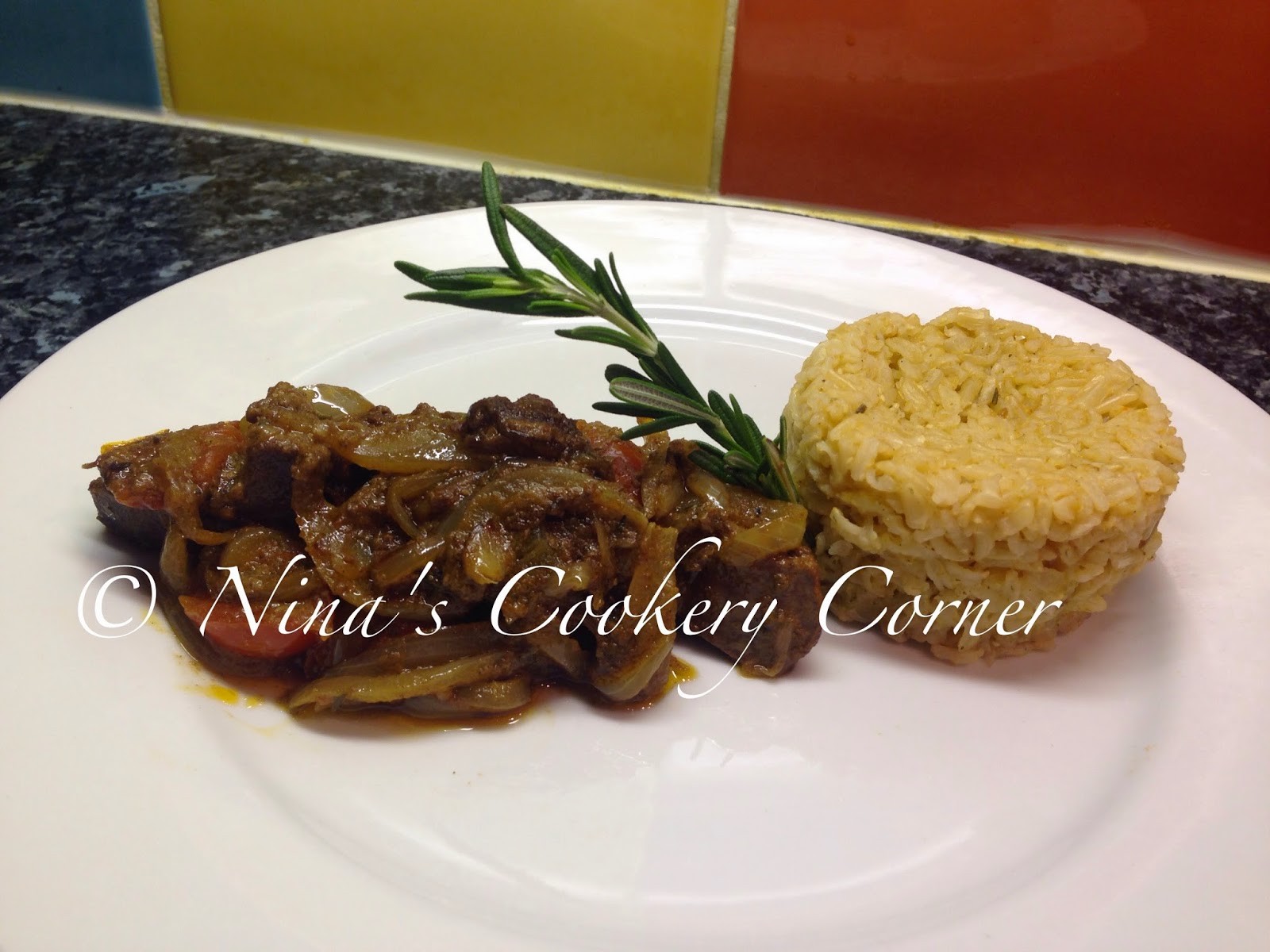 Nina's Cookery Corner: Brown Rice with Liver Stew