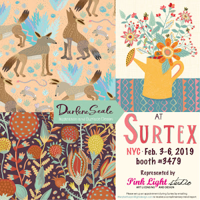 print & pattern: SURTEX 2019 - pink light studio