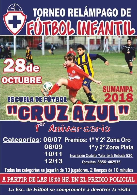 Torneo Relámpago de Fútbol Infantil en Sumampa.