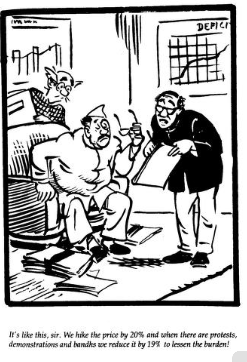 R.K. Laxman's Cartoons: Inflation / High Cost of Living - II