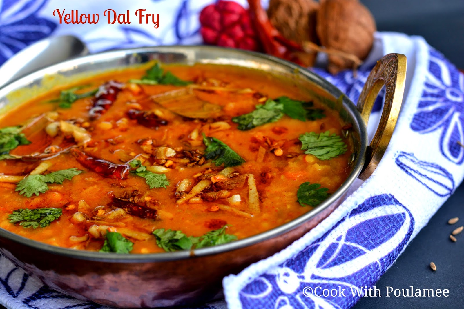 Cook With Poulamee: Yellow Dal Fry
