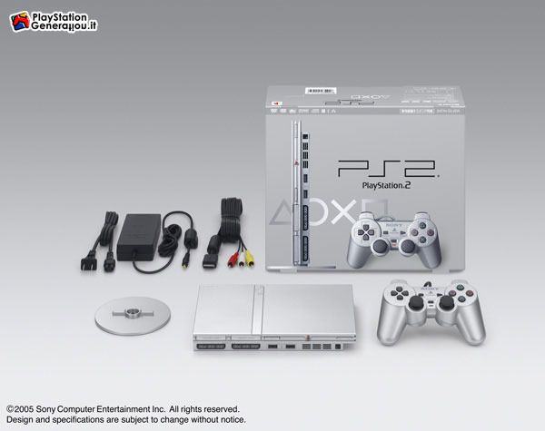 PlayStation®2 Satin Silver Slimline Limited Edition (SCPH-75000 SSS ...
