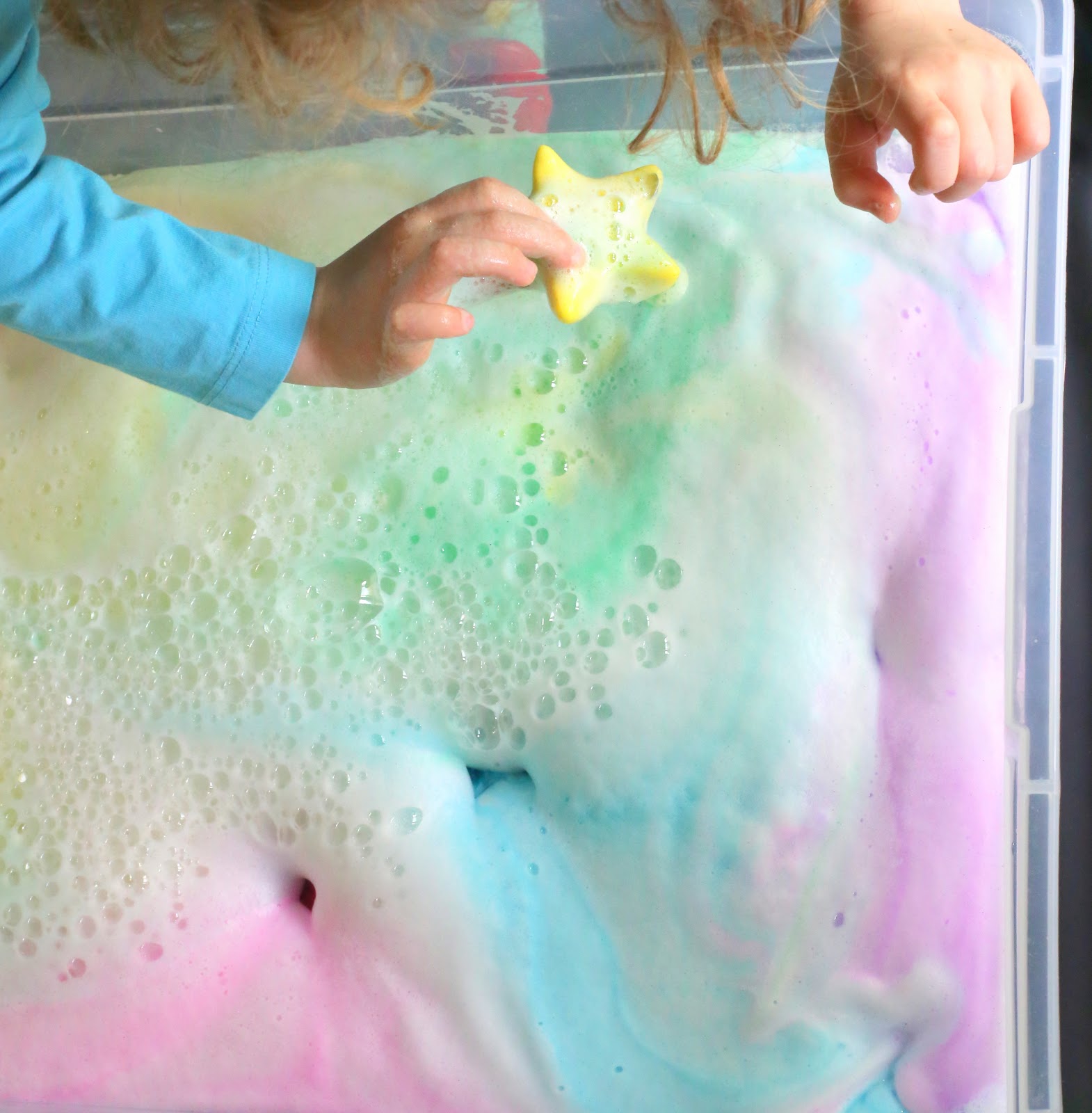 Magic Foaming Treasure Stars