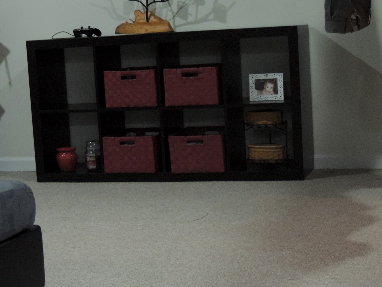 Fabric covered storage boxes for Expedit (IKEA) | Feels Like Home to Me...