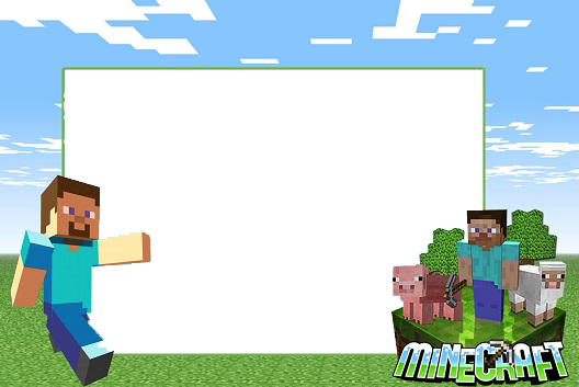 MARCOS PARA PHOTOSHOP Y ALGO MAS: MINECRAFT