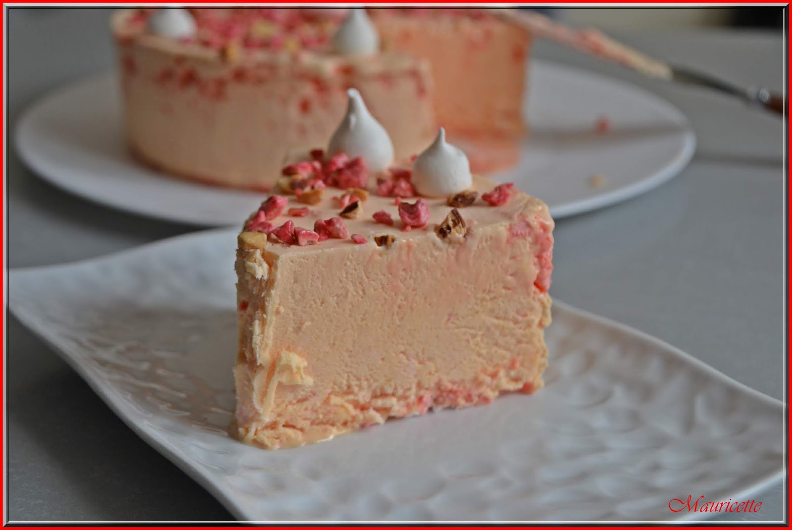 Vacherin praline rose