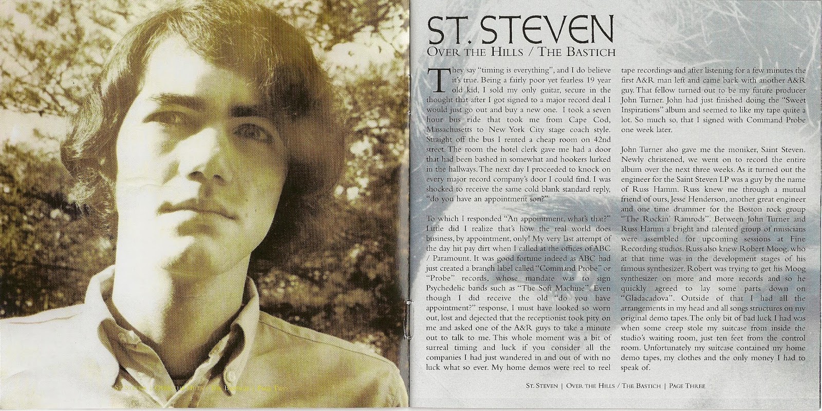 Pop On The Run: 60's Psychedelic Pop: Saint Steven - Over The Hills/The ...