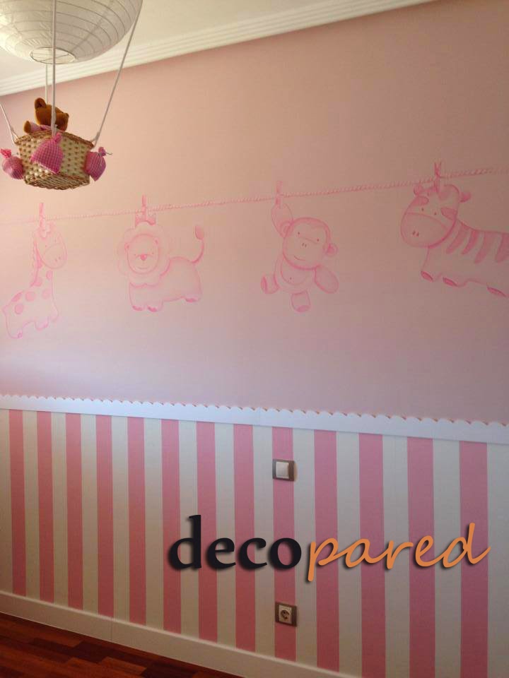 decopared: Murales infantiles para la habitación de tú bebé