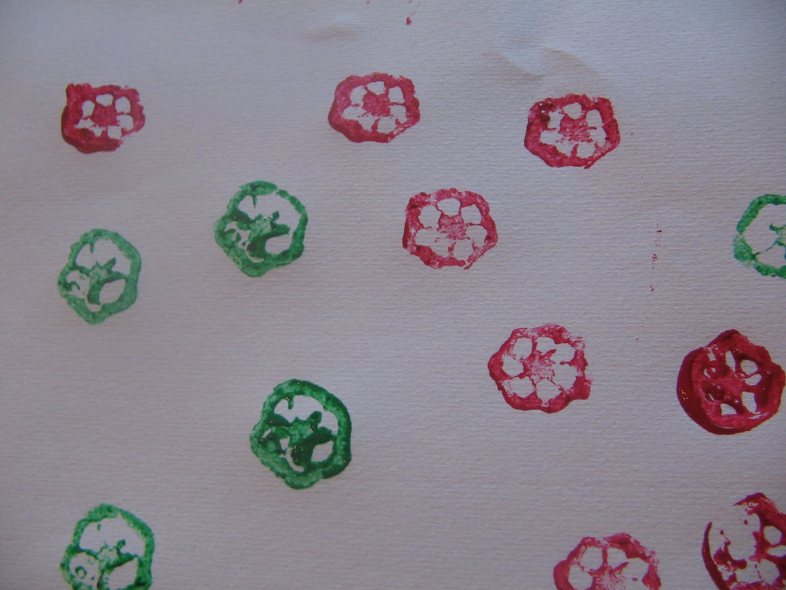 art and soul preschool: Okra Prints