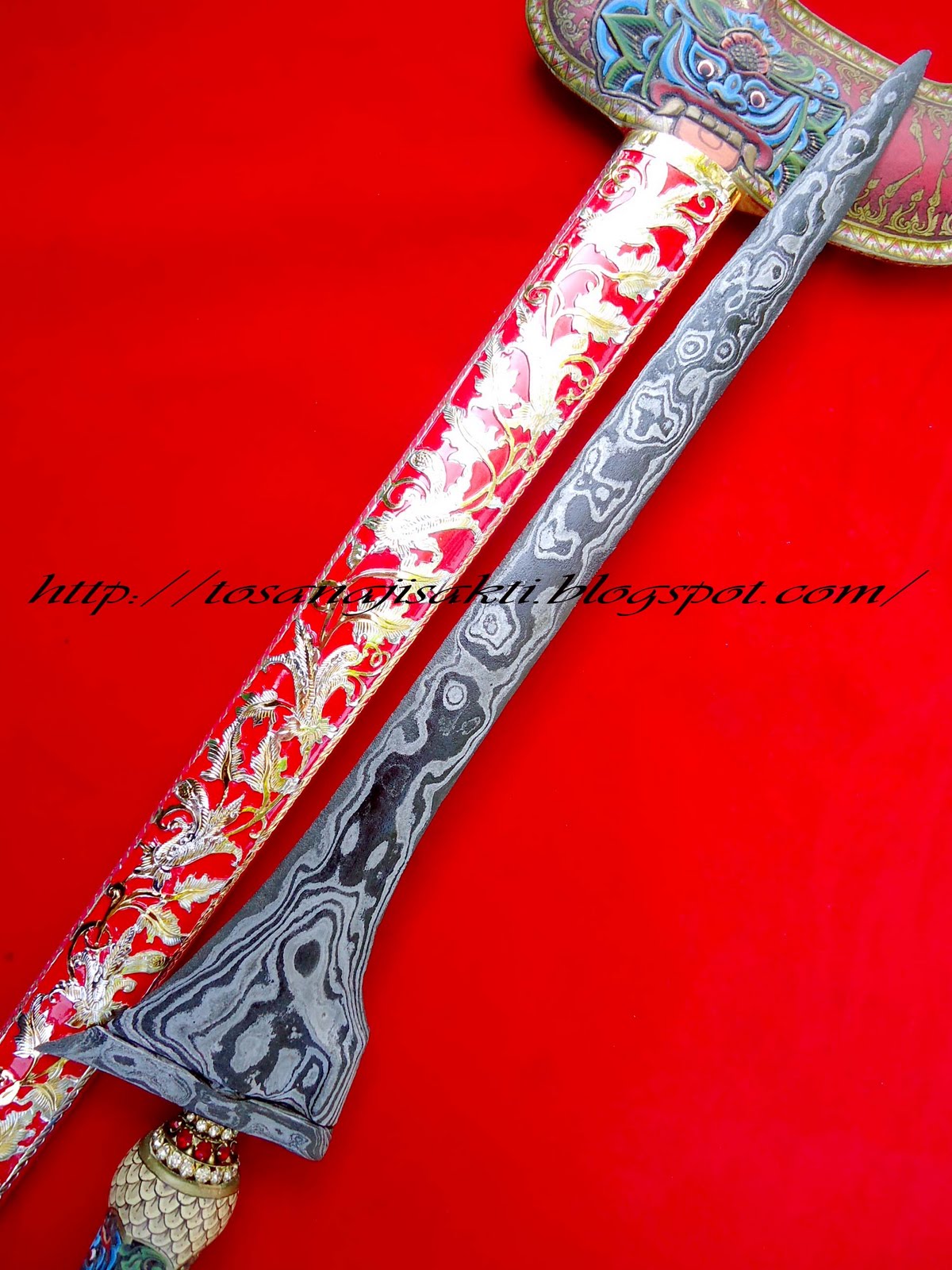 Keris Lurus Pamor Rojo Gundolo | Keris Nogo Sosro | Jual Pusaka ...