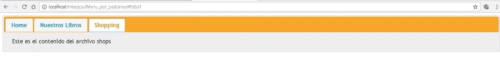 jQuery : Navegación por pestañas con jQuery | MiSCapu - Miguel Santisteban