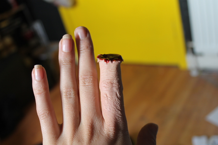 Makeup Madness: Missing Finger Tip