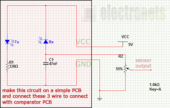 How to make IR Sensor Modules using comparator