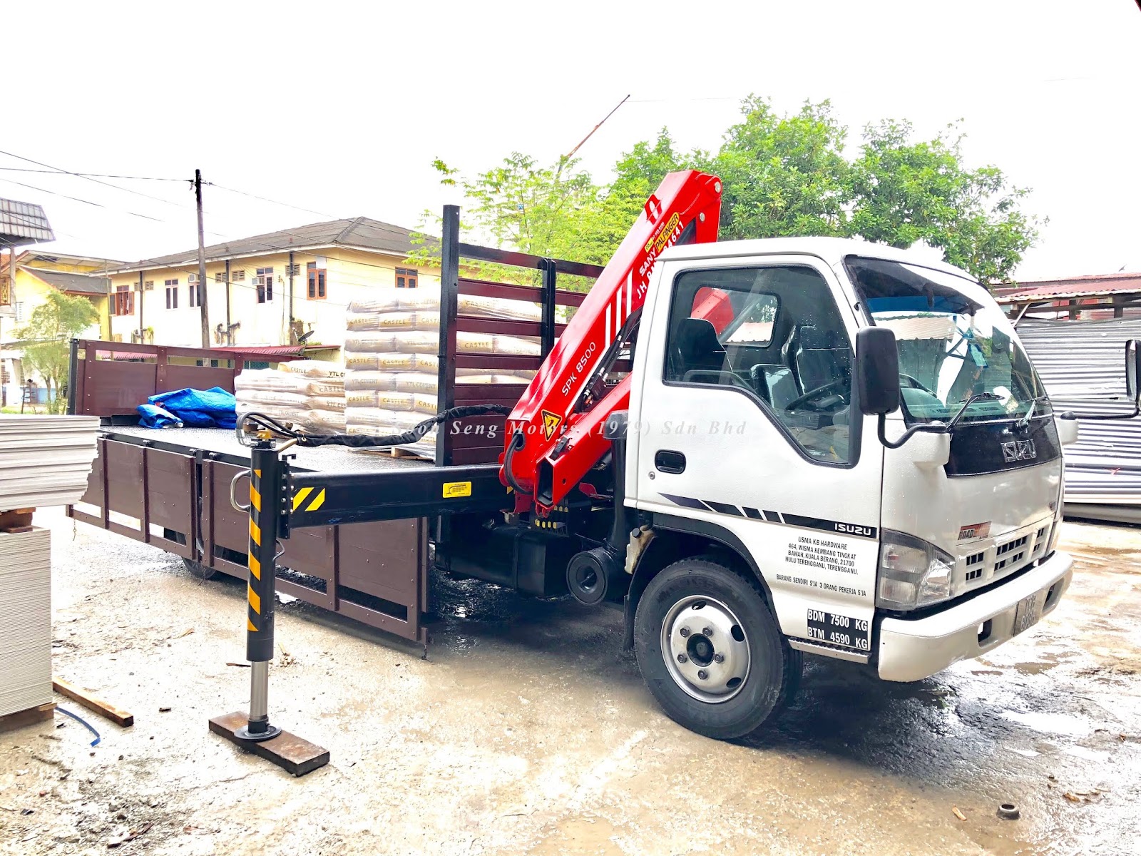 Handover Sany Palfinger SPK8500 Truck Mounted Crane to Purchaser
