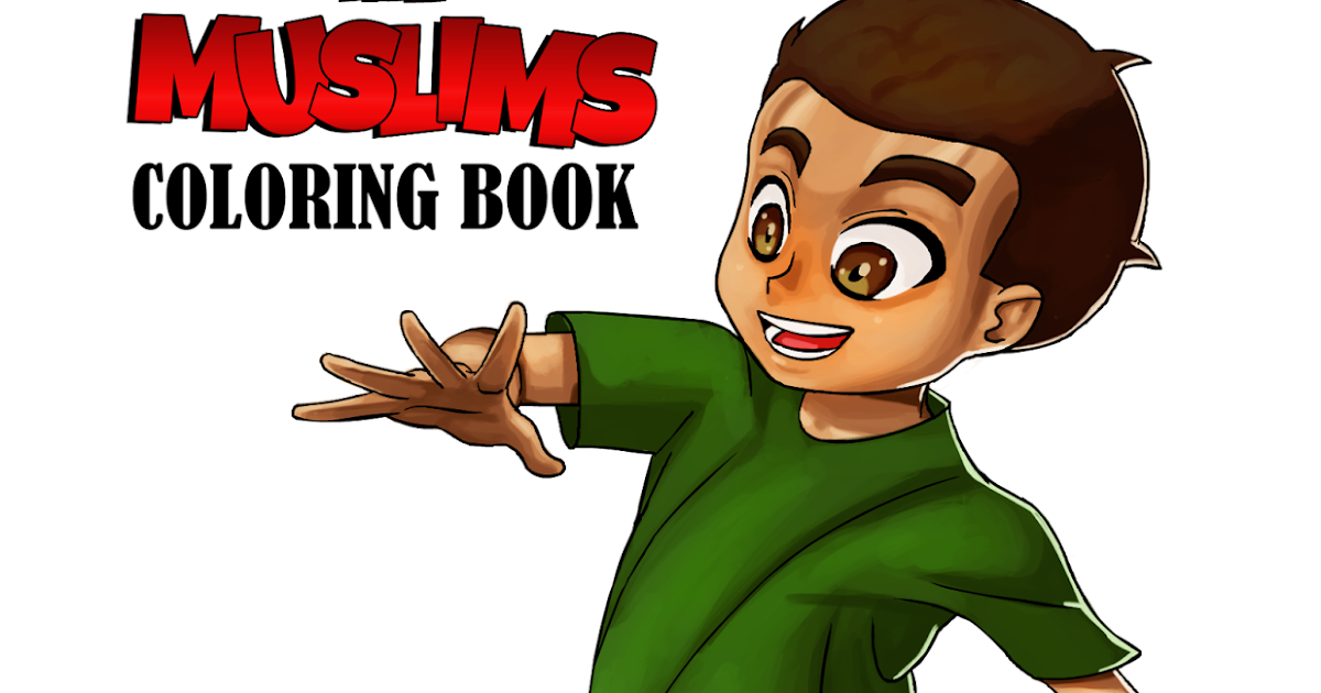 Muslim Cartoon for kids: The Muslims Coloring Book Front Cover