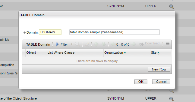 Aytunc Matrac Personel Blog: How to create a table domain in maximo