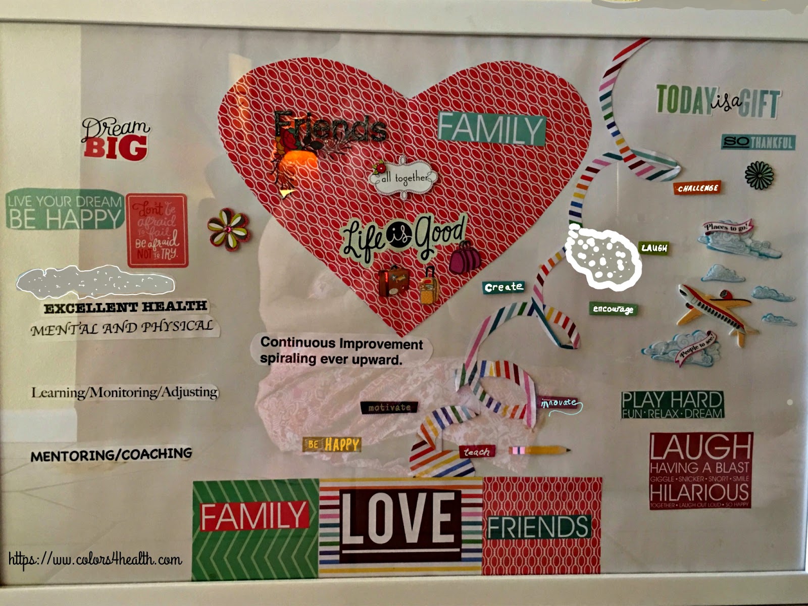 Colors 4 Health: How to Create an Inspiring Vision Board