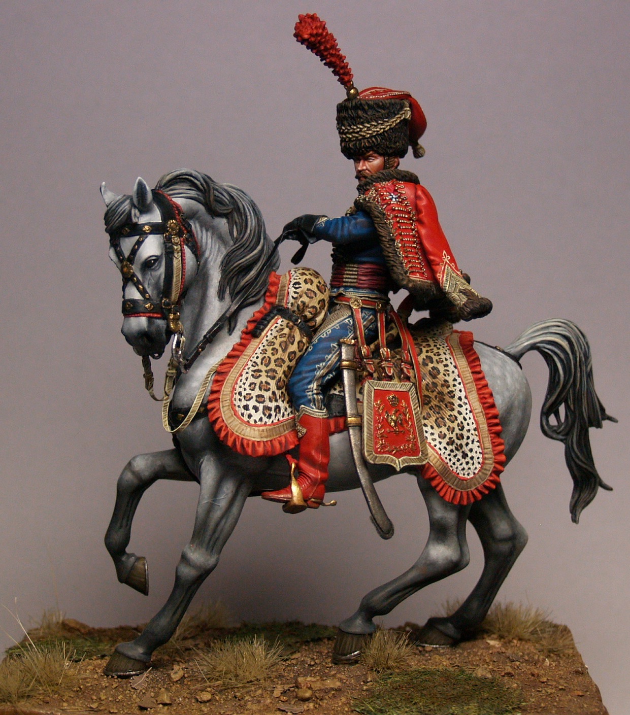 Miniatures, Paint and History: Captain Hussar - Pegaso Models 75mm