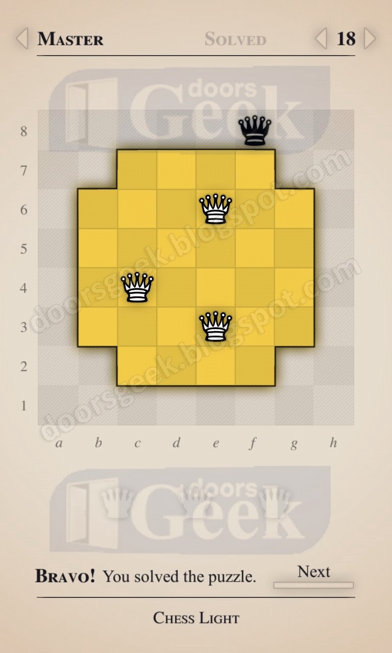 Chess Light [Master] Level 18 ~ Doors Geek