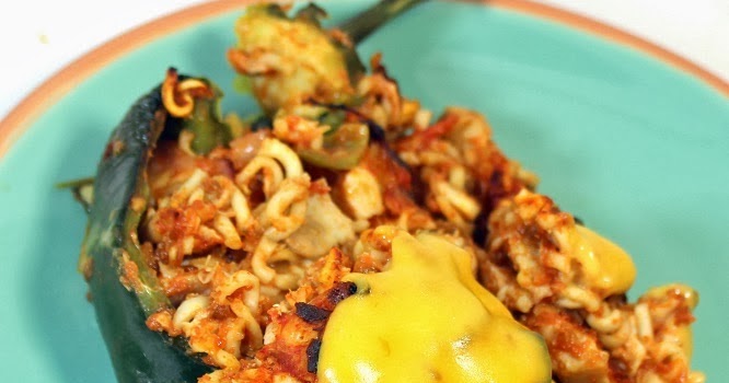 52 Ways to Cook: Ramen Noodles Tex-Mex Stuffed Peppers - Ramen Noodle ...