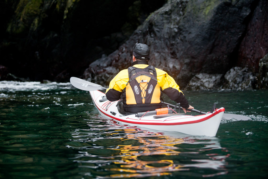 Sea kayaking with seakayakphoto.com: Portandea, any port in a storm.