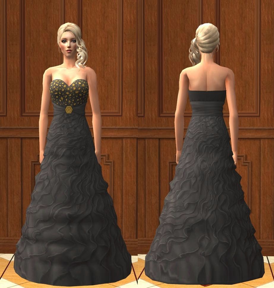TheNinthWaveSims: The Sims 2 - Store Ruffles! Formal Dress For TS2