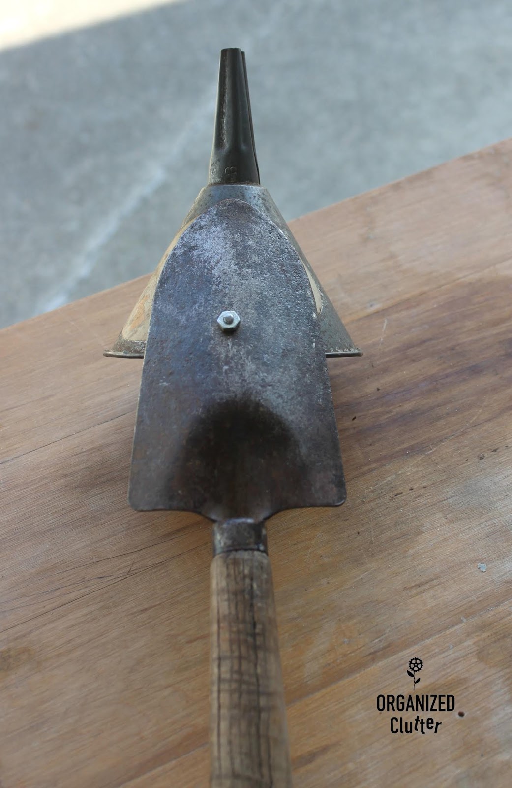 A Funnel Planter from Garage Sale Finds & Other Funnel Ideas ...