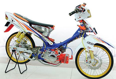 Modifikasi Yamaha FIZ R bergaya Thailook, Drag, Roadrace Minimalis ...