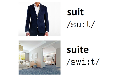 English as a Foreign Language: Suit vs Suite