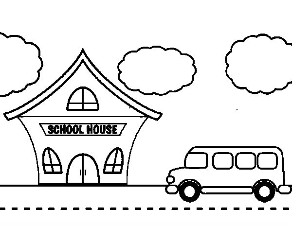 Educational Coloring Pages Images: School Picture Colouring Kids