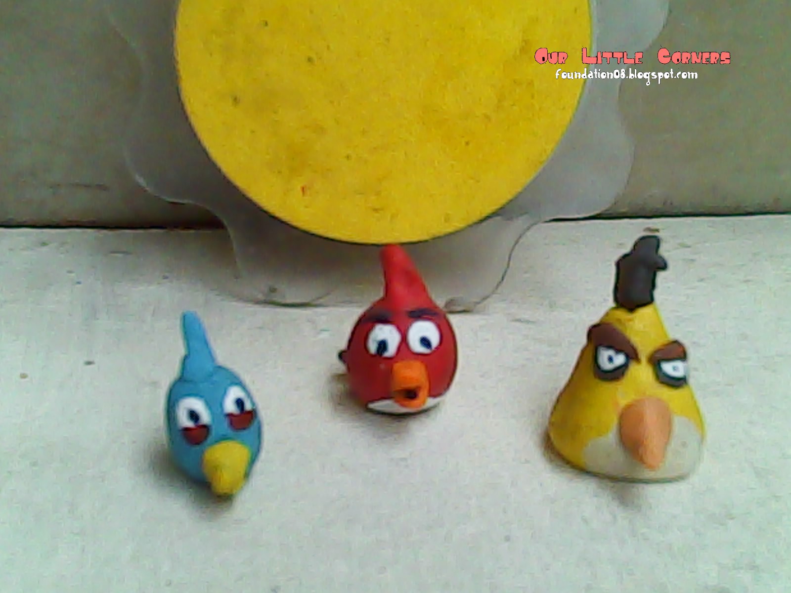 OUR LITTLE CORNERS: Clay Craft # 12 : The Angry Birds