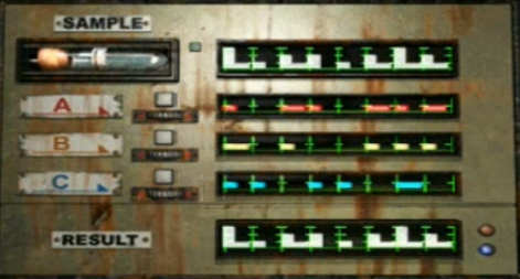 Resident Evil Puzzle Solutions: Resident Evil 3 Water Sample Puzzle