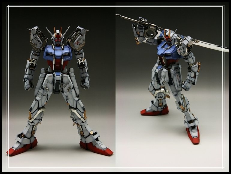 GUNDAM GUY: PG 1/60 Launcher/Sword Strike Gundam - Customized Build