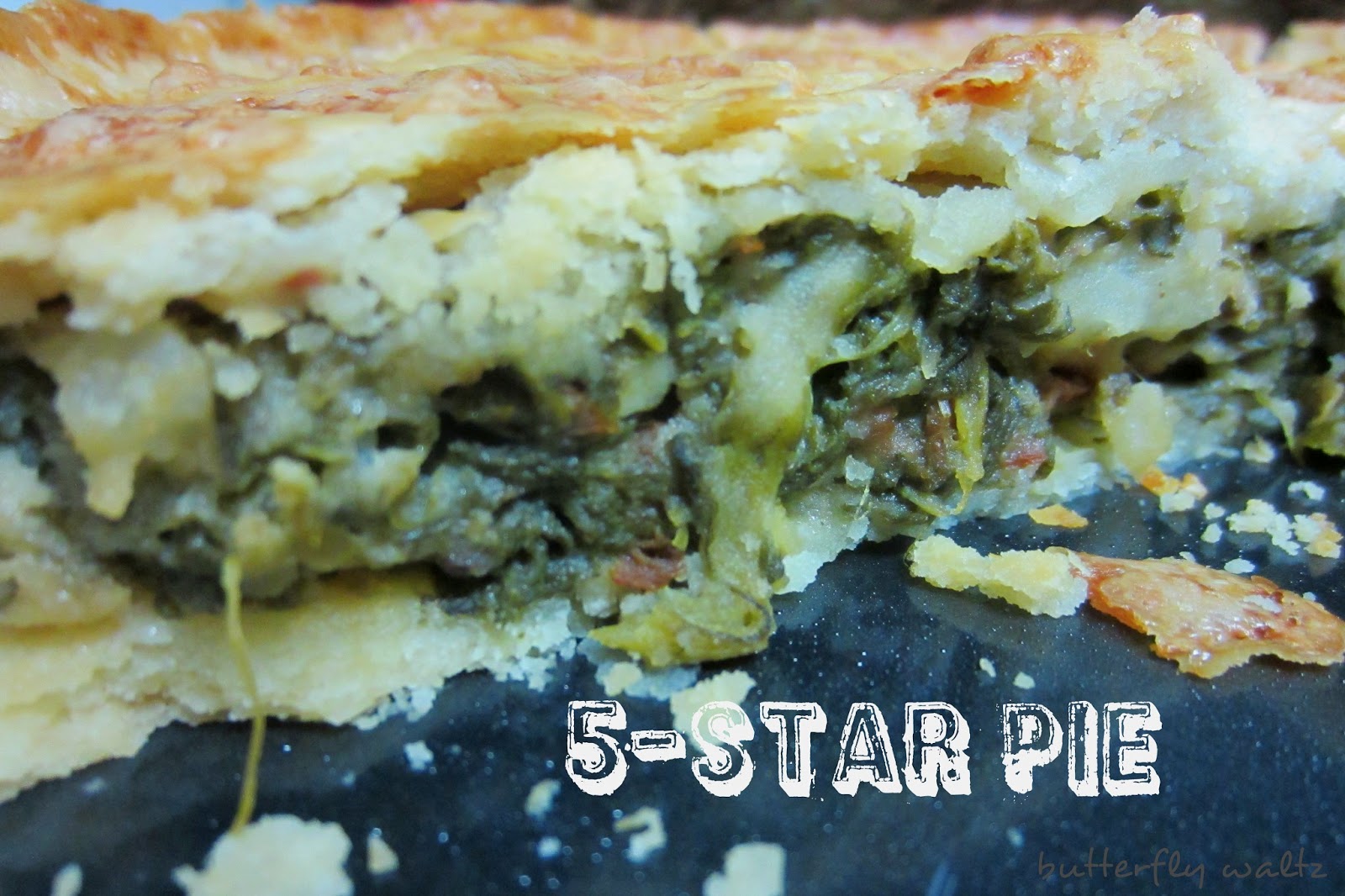 Waltzing butterflies: A 5-star pie