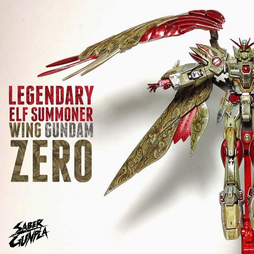 Custom Build: RG 1/144 Wing Gundam Zero Custom EW ver. "Legendary Elf ...