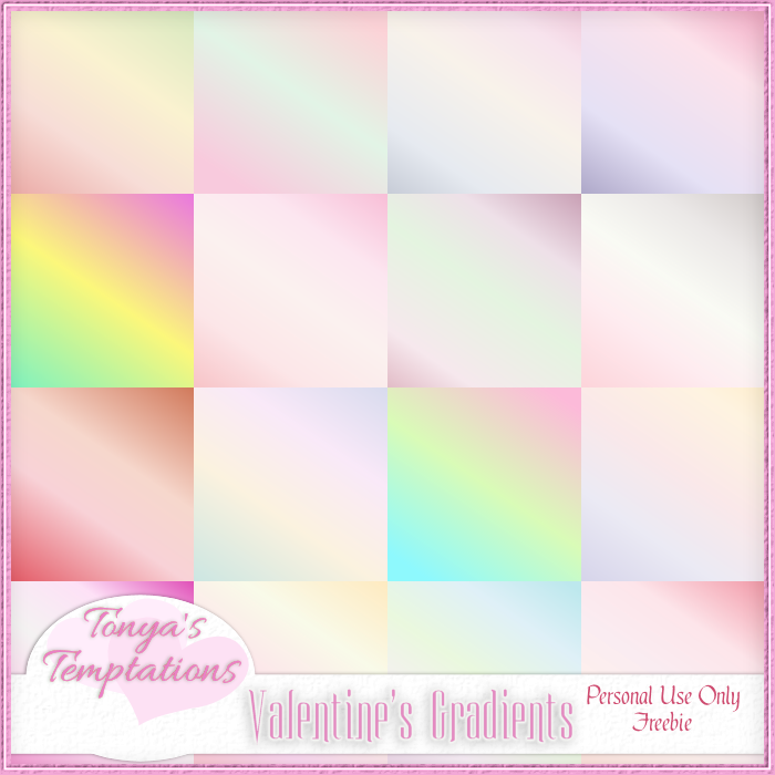 Tonya's Temptations: Valentine Gradients!