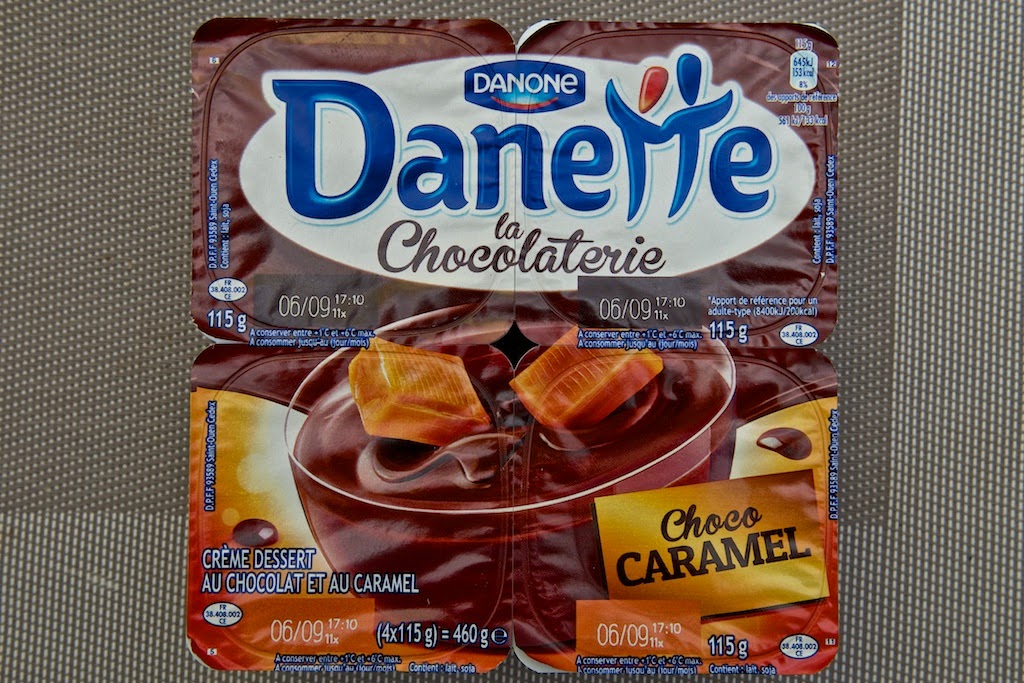 Danette "La Chocolaterie" saveur Choco-Praliné (4x115g par Danone)