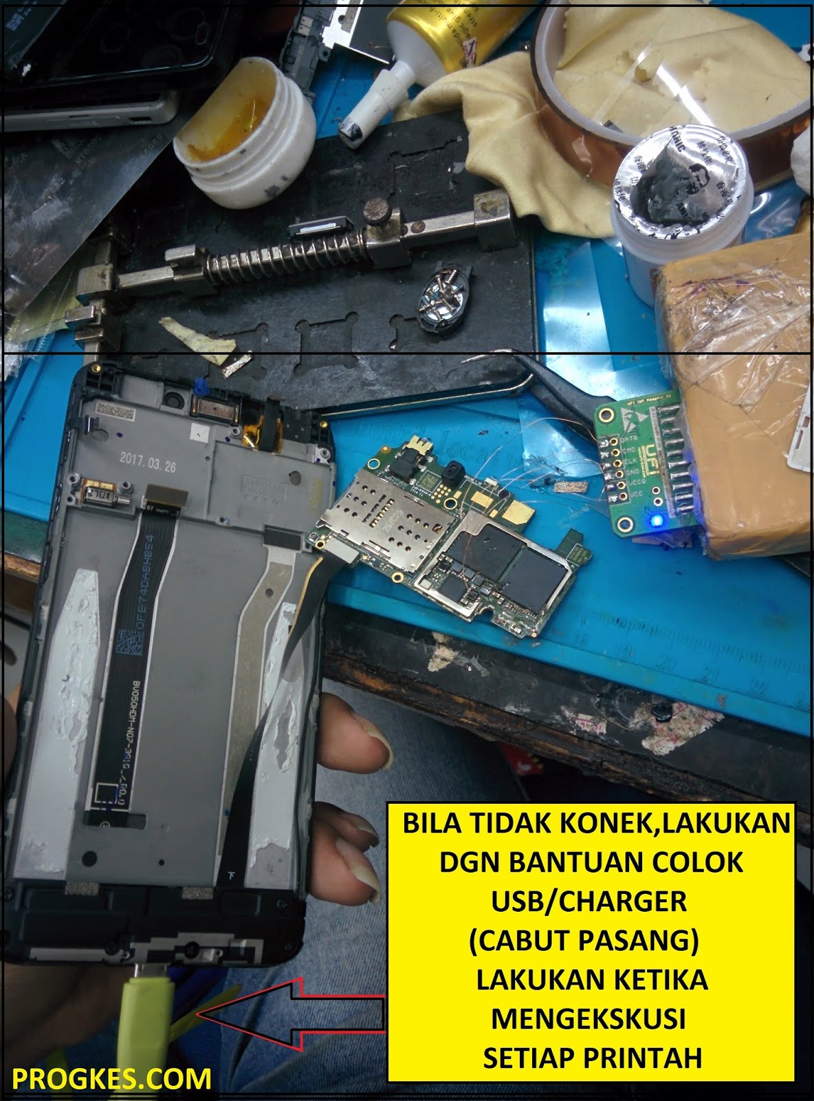 MEDIA CARE TELEKOMUNIKASI INDONESIA: ISP PINOUT XIAOMI REDMI 4X (SANTONI)