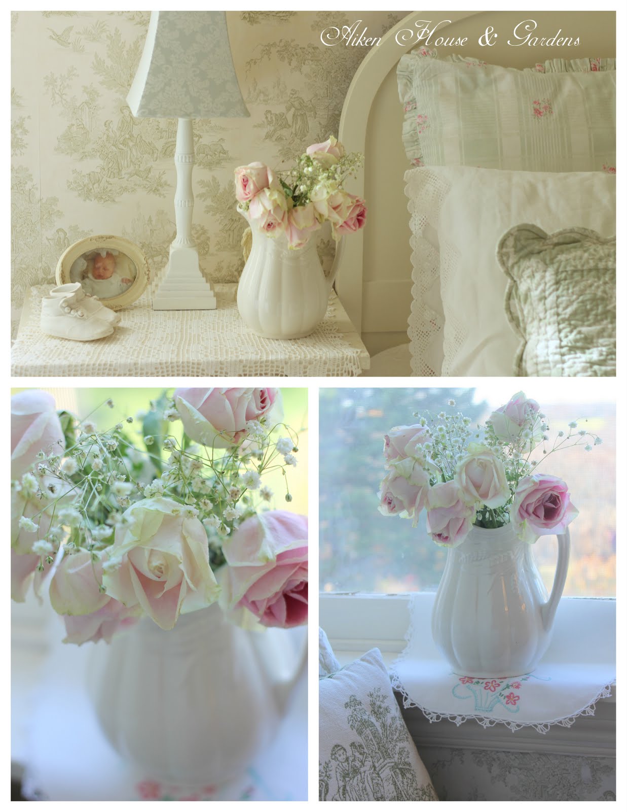 Aiken House & Gardens: Soft & Pretty Vignettes
